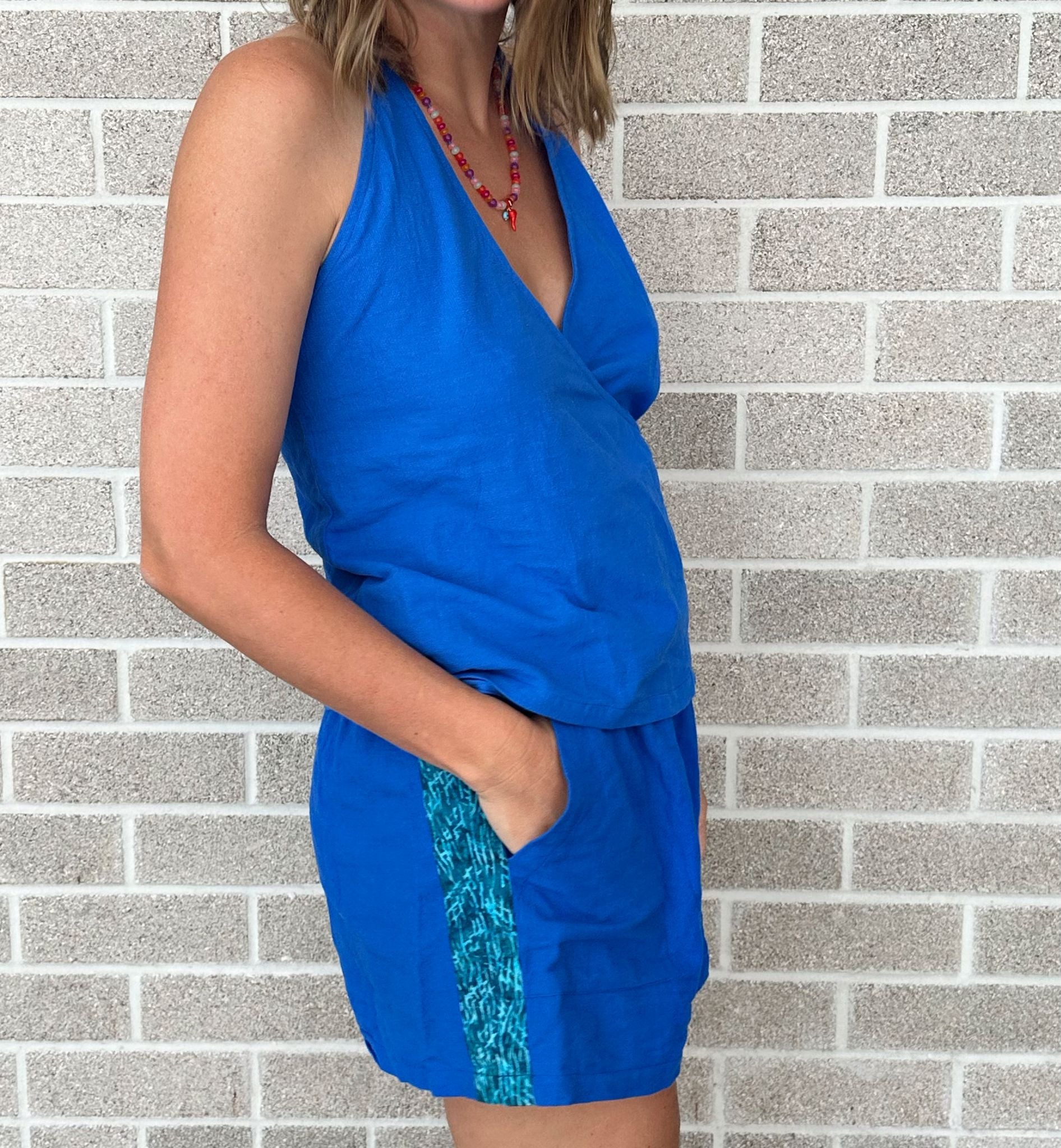 Cobalt Wrap Top – Amilita